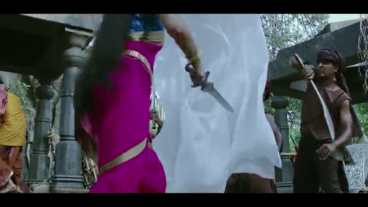 how romantic entry and action... bahubali 2 scene... - YouTube