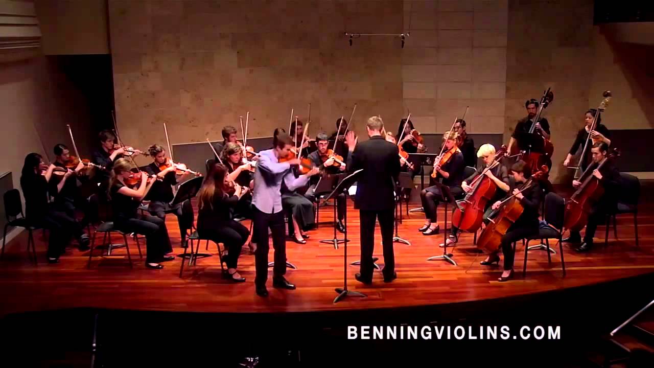 Alex Granger Performs Lucas Floyd Violin Concerto with Violin Crafted ...
