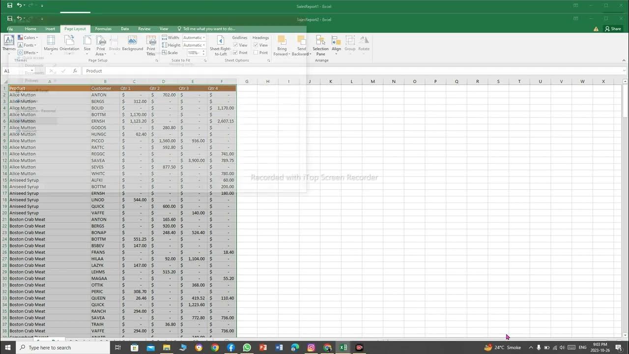 how to made pdf of excel data - YouTube