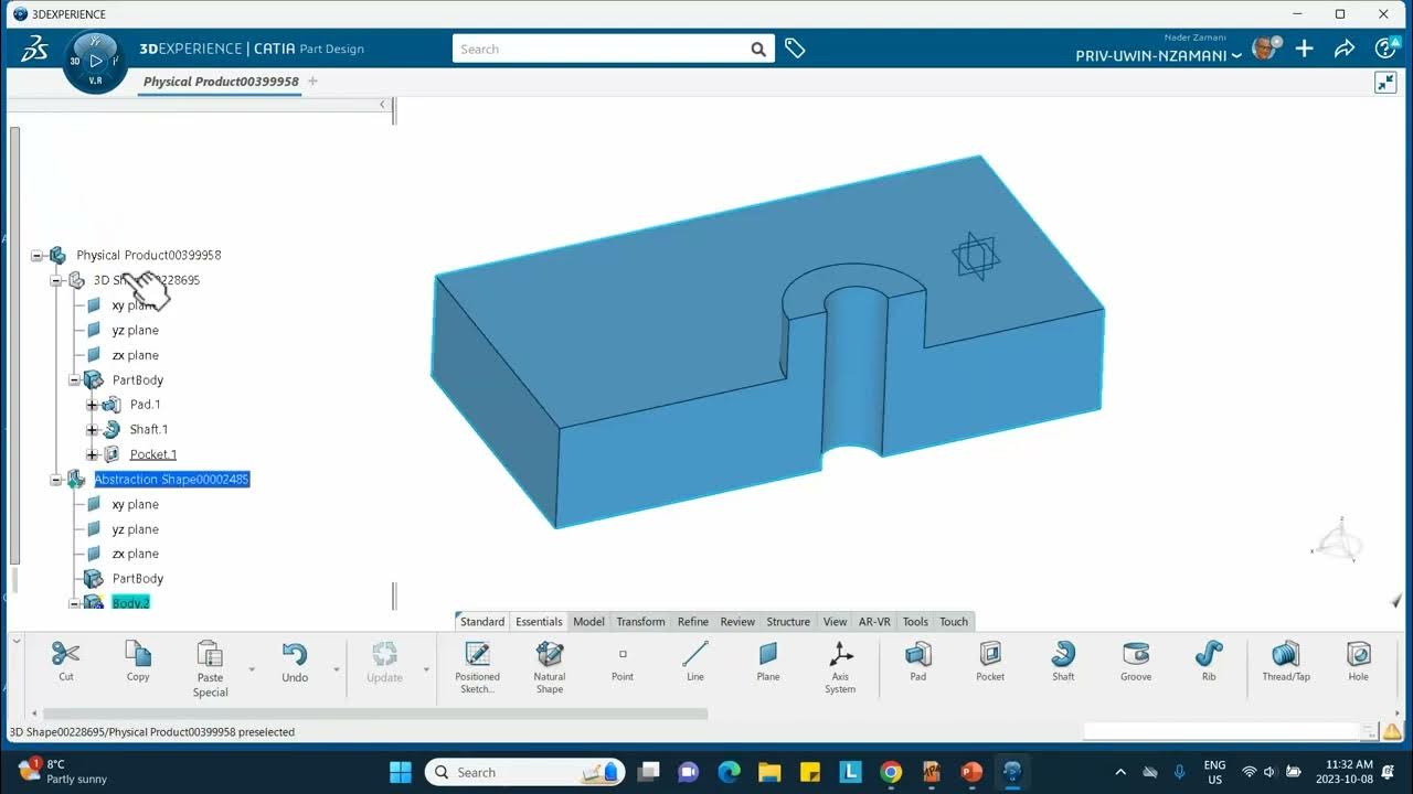 Tutorial 2, Complex Partitioning for Meshing Purposes in 3DEXPERIENCE R2023x - YouTube