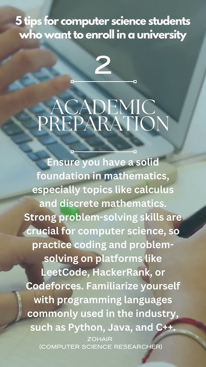 2/4 tips computer science students want to enroll in a university, Pakistan #research # ...