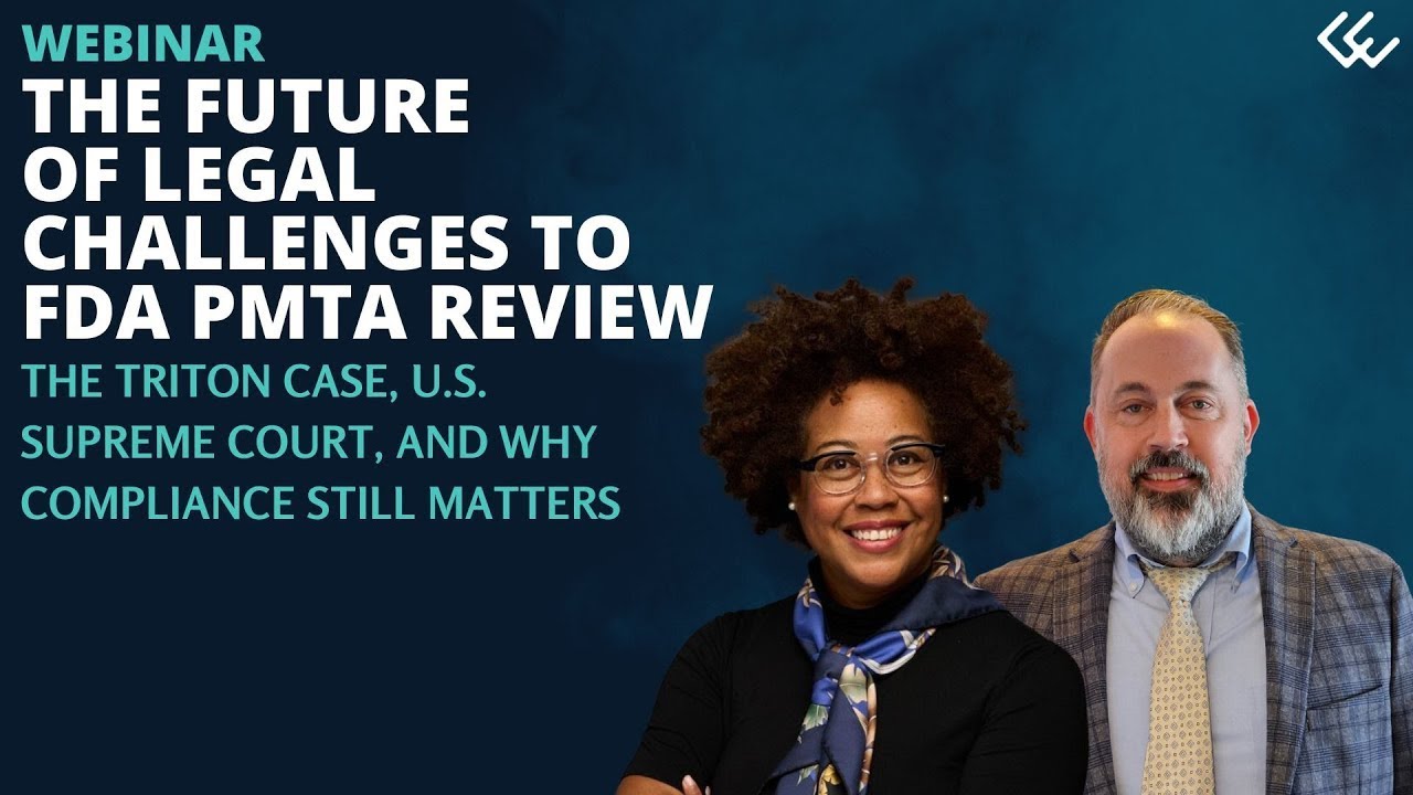 The Future of Legal Challenges to FDA PMTA Review - YouTube