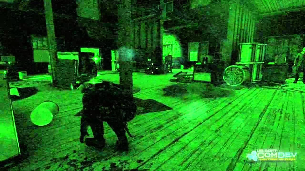 Splinter Cell Blacklist : Night Vision Goggles - YouTube