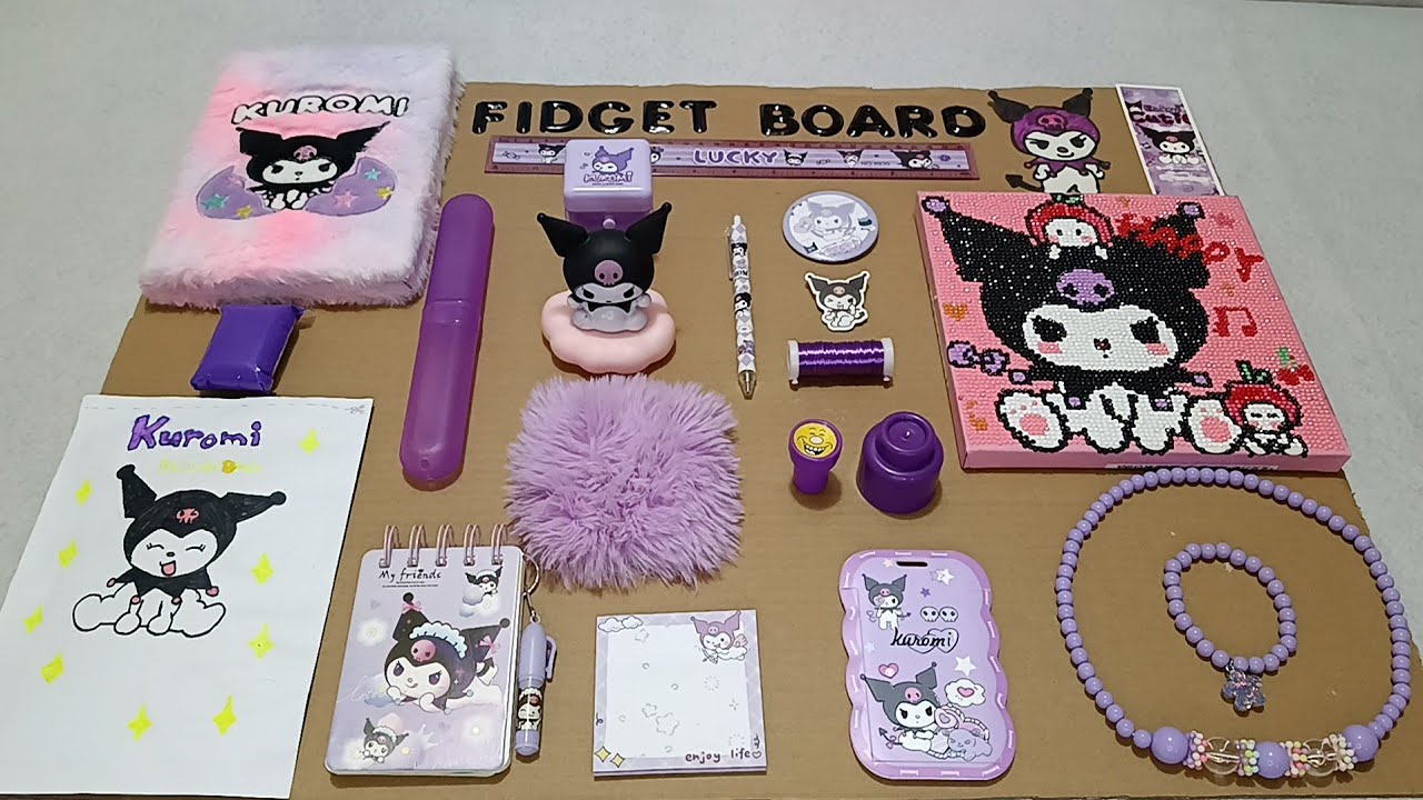 Rating My Kuromi Fidget Board | Sanrio Fidget Board ASMR | Ultimate ...