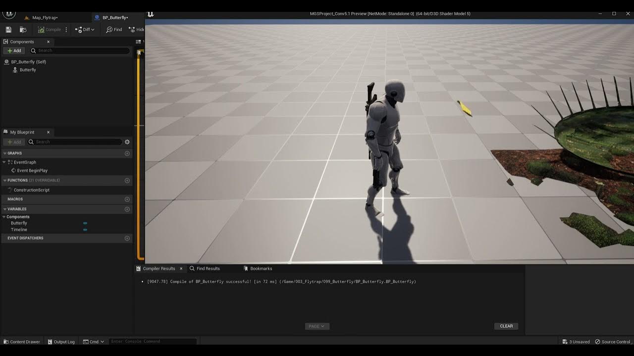 Unreal Engine Set Relative Rotation Timeline Lerp - YouTube
