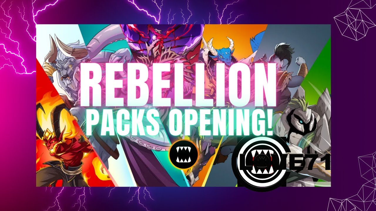 Opening Up 50 Rebellion Packs in Splinterlands! - YouTube