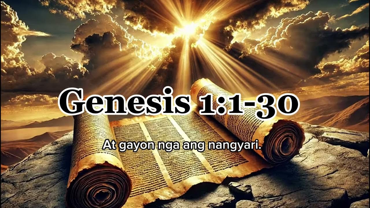 ANG KASAYSAYAN NG PAGLIKHA | BibleTagalog GENESIS 1:1-30 - YouTube