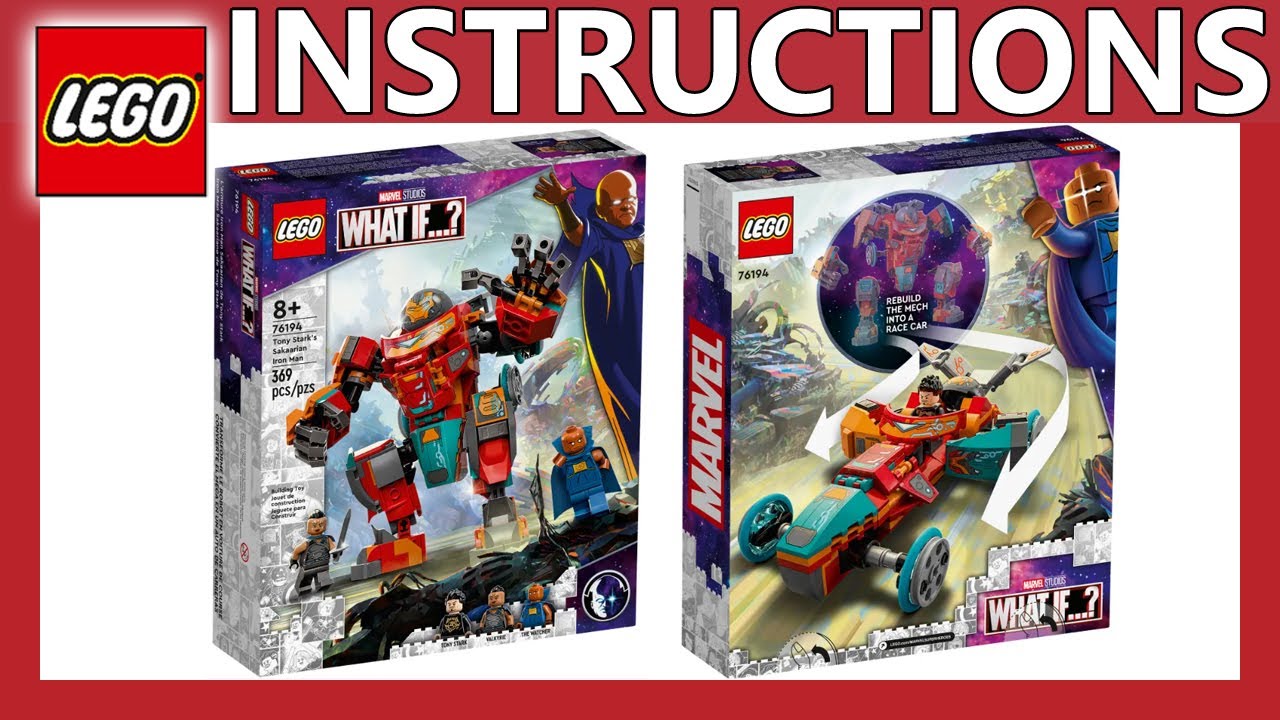 LEGO Instructions | Tony Stark’s Sakaarian Iron Man | 76194 | LEGO ...