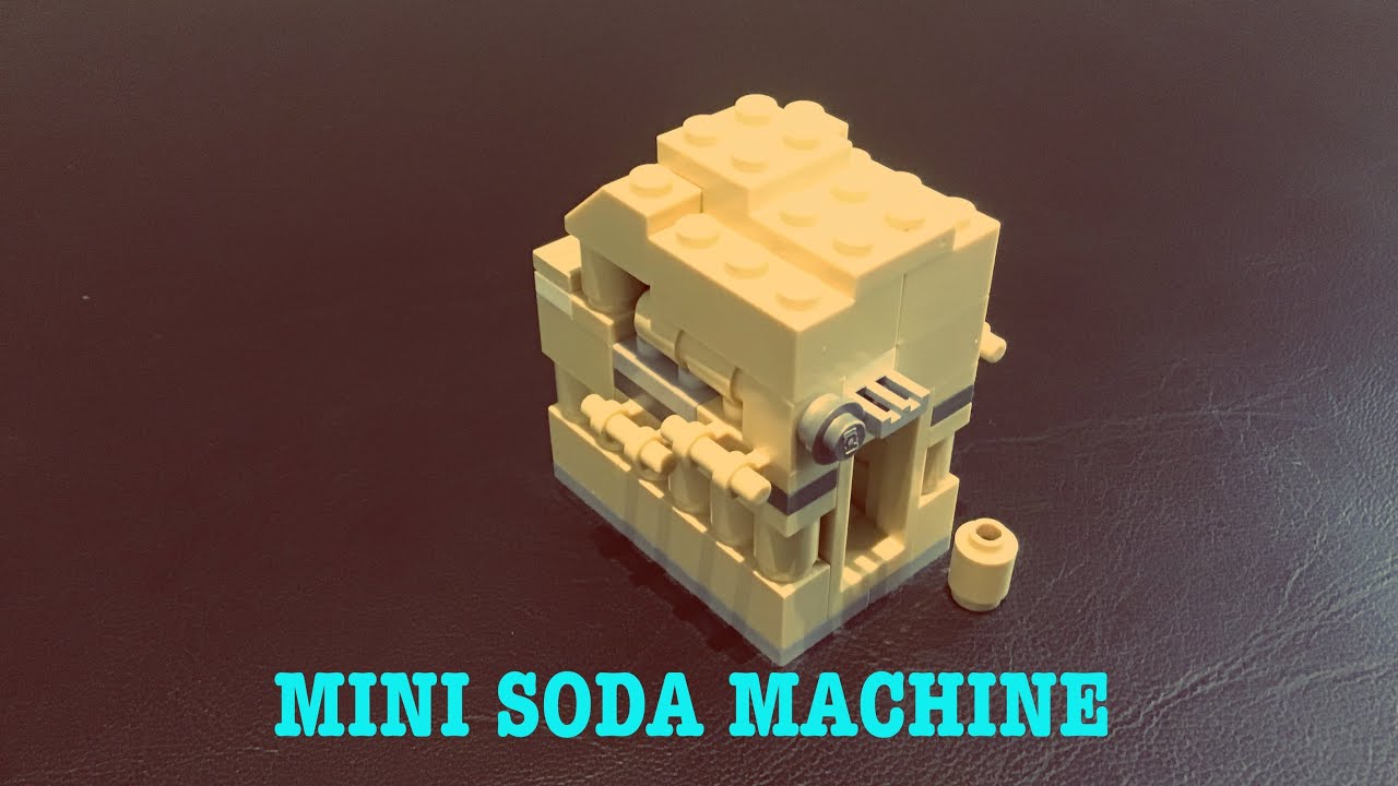 Mini LEGO soda machine - YouTube