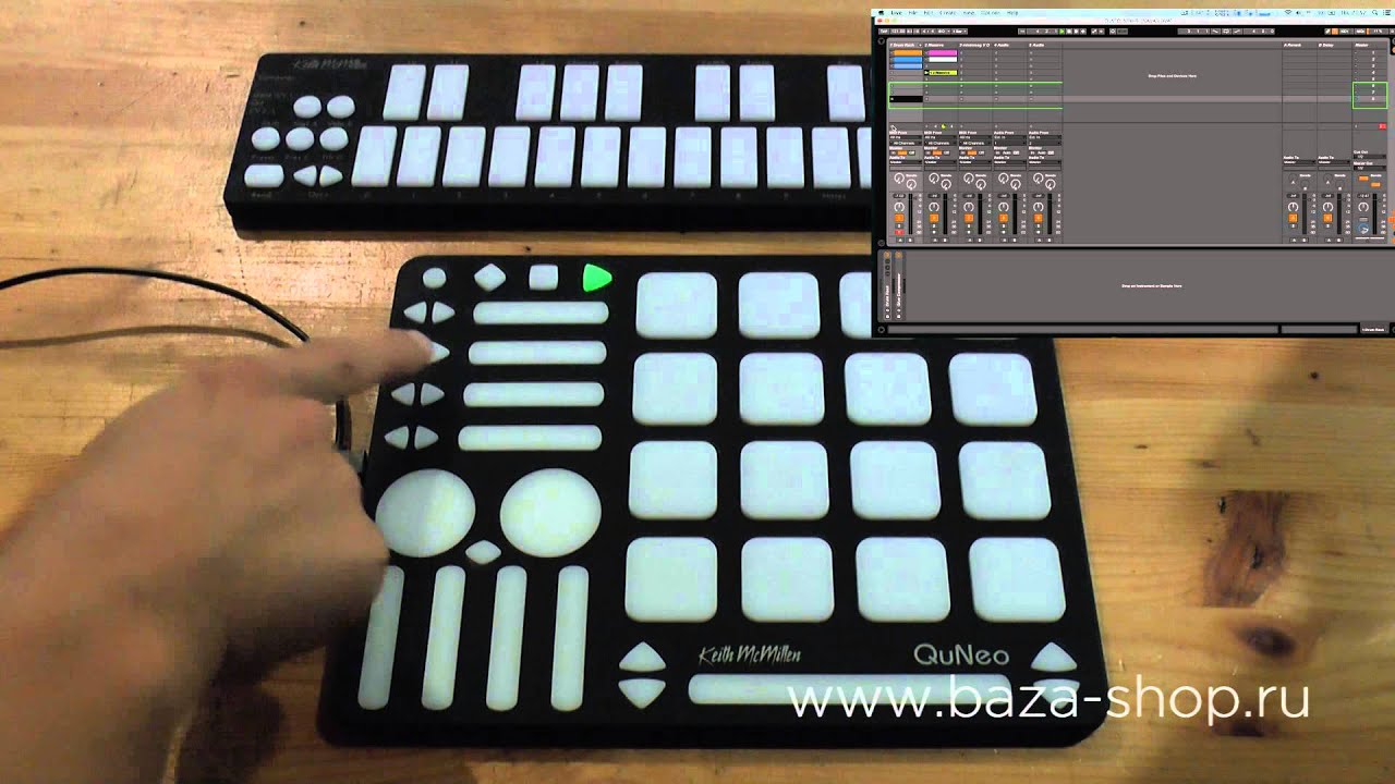 MIDI-контроллеры QuNeo и QuNexus. Работа с Ableton Live - YouTube
