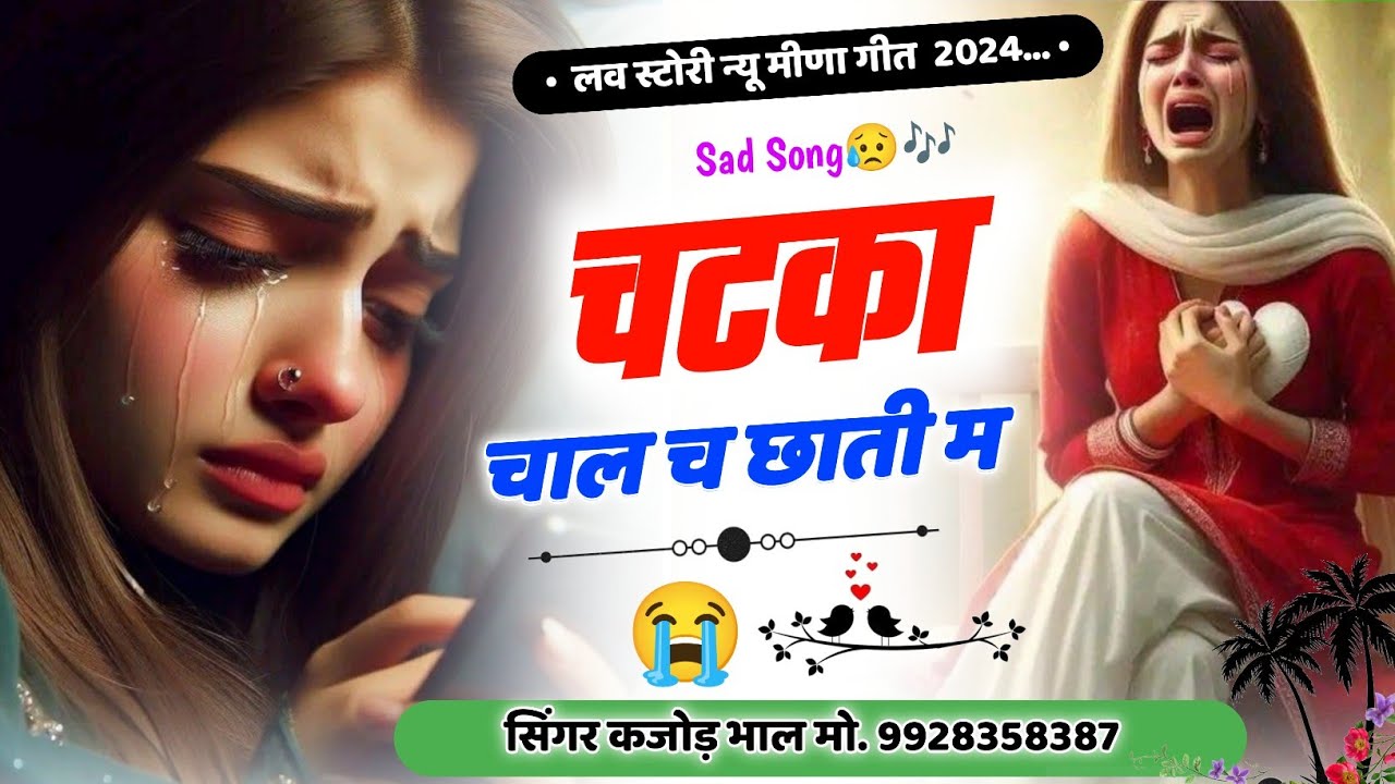 चटका चाल च छाती म । New Sad Meena Song 2024 । Love Story Meena Geet ...