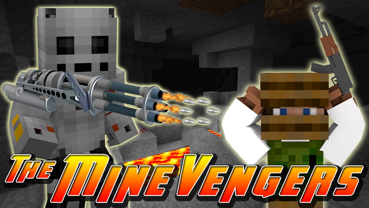Minecraft MineVengers - HOW IRONMAN AND CAPTAIN AMERICA MEET!!! - YouTube