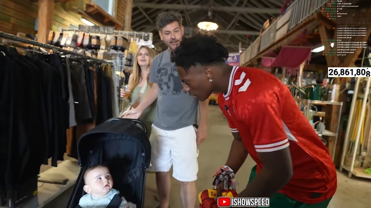 iShowSpeed Makes Baby Cry On Accident & Gets Into Altercation With ...