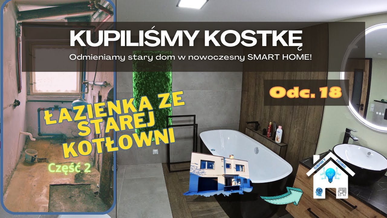 18 Kupiliśmy kostkę! ŁAZIENKA MARZEŃ CZ2. Dom do remontu. Zmieniamy stary dom w nowoczesny ...