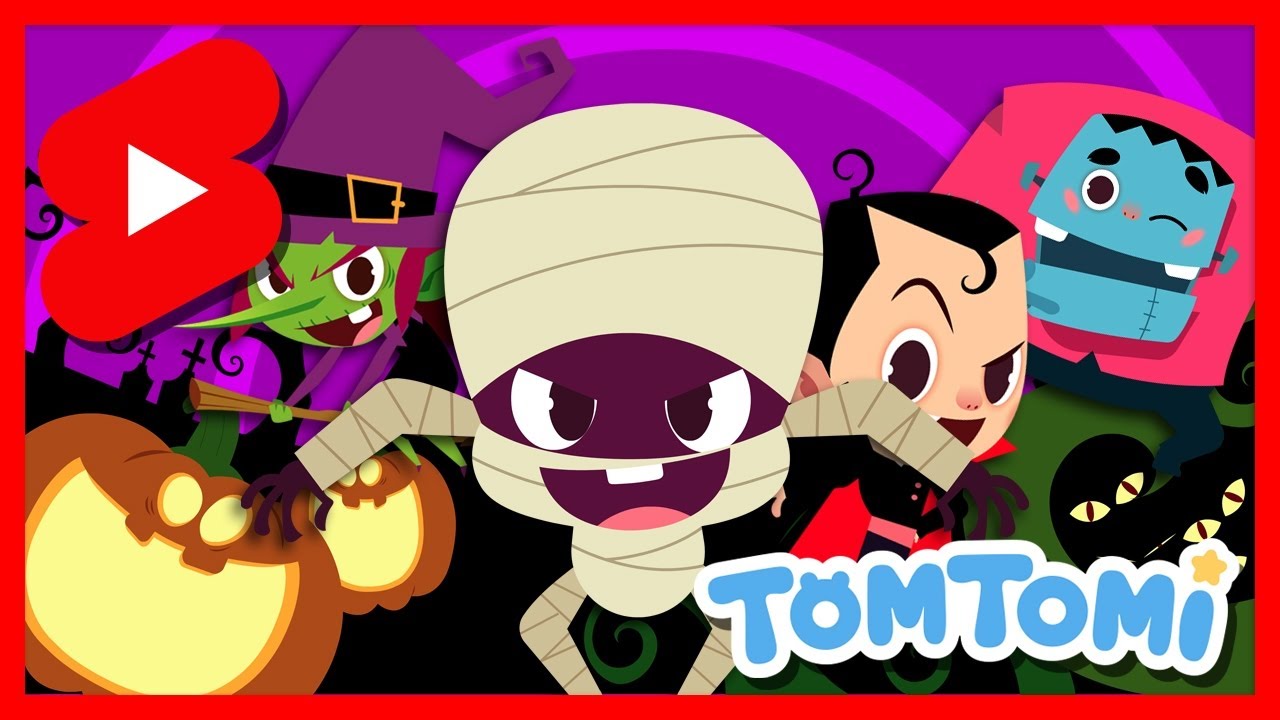 The Halloween Monster Song | Halloween Song | #Shorts | TOMTOMI Songs for Kids - YouTube