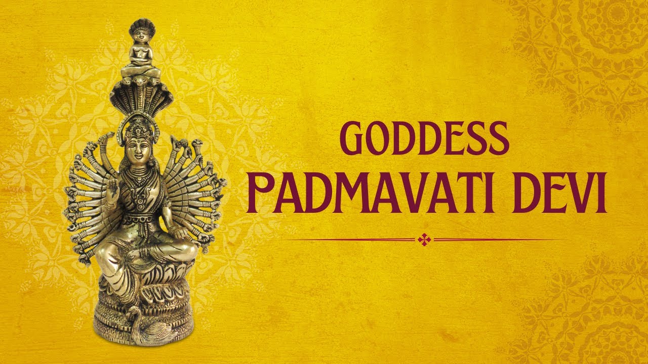 Goddess Padmavati Devi Idol | Brass Padmavati Devi Murti - YouTube