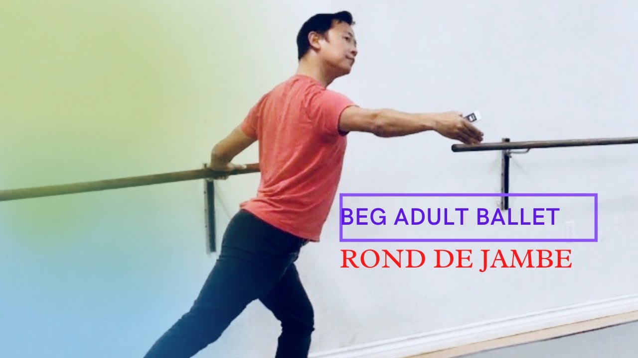 Rond de Jambe, beginner adult ballet, live online zoom ballet class ...
