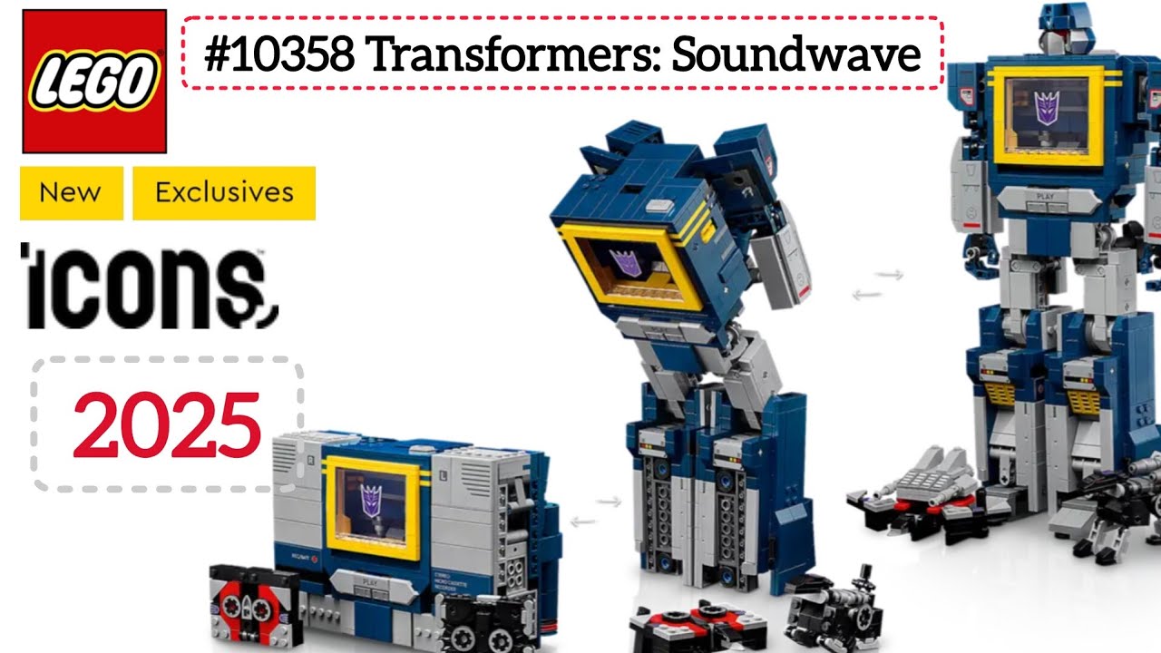 LEGO New Set -#10358 Transformers: Soundwave - YouTube
