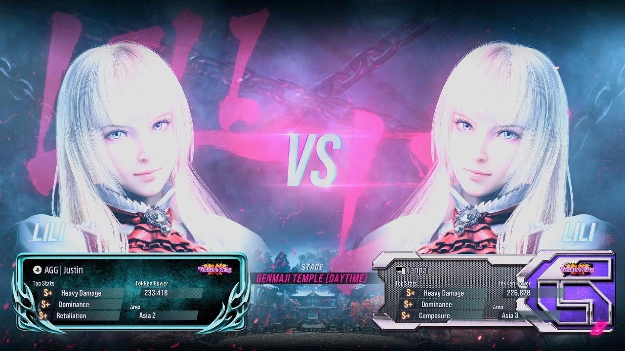 Tekken 8 AGG | Justin Interregnum VS Janpai Lili mirror match FT3 - YouTube