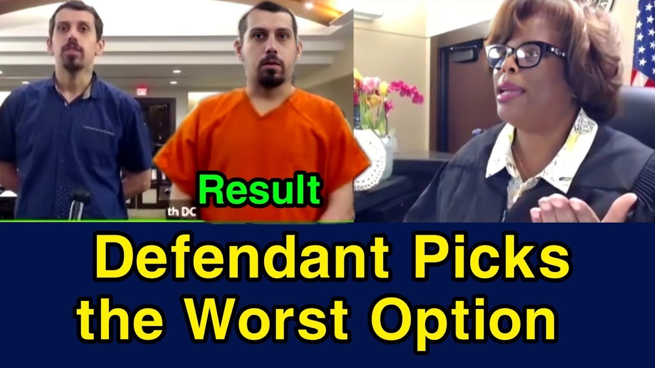 Defendant Picks the Worst Option - YouTube