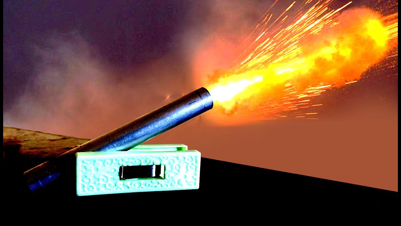 How to Make Mini Cannon with Matches - YouTube