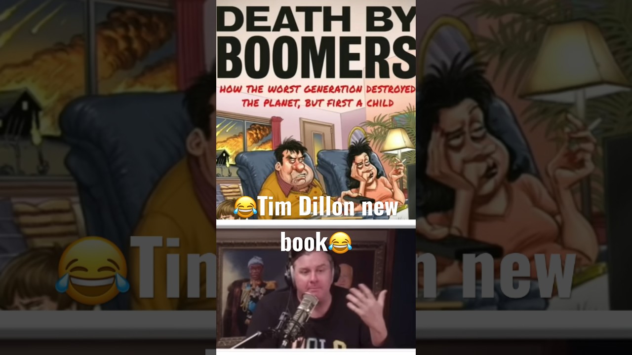 Tim Dillon reveals new book “Death By Boomers” LMAO 🤣 😂 #comedy # ...