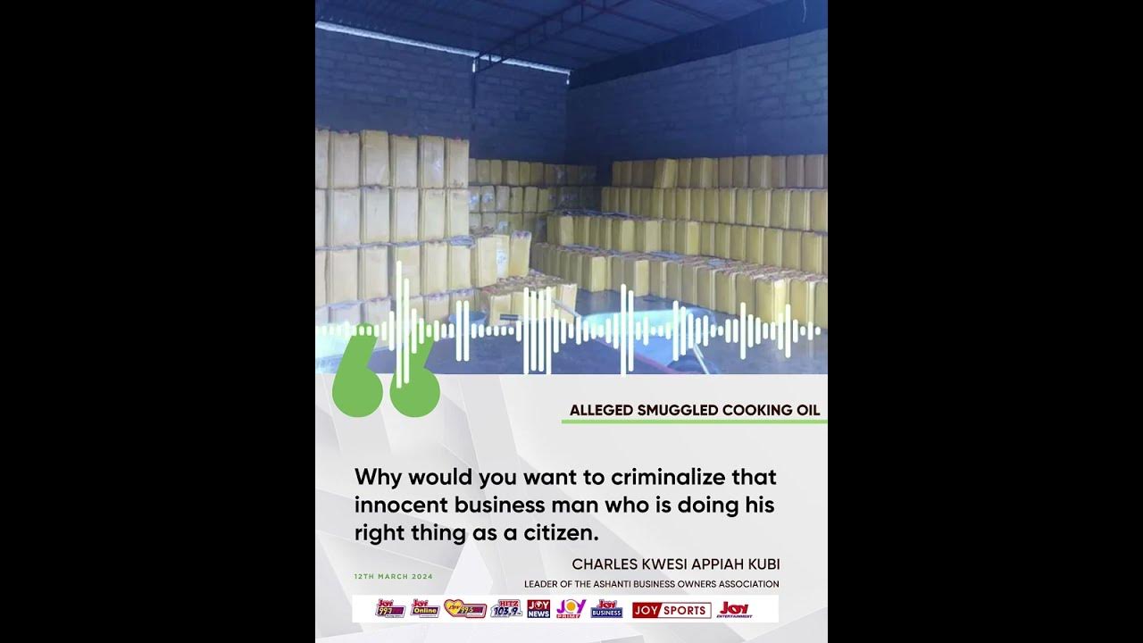 Alleged Smuggled Cooking Oil We Realised There Is A Clone Of One Of