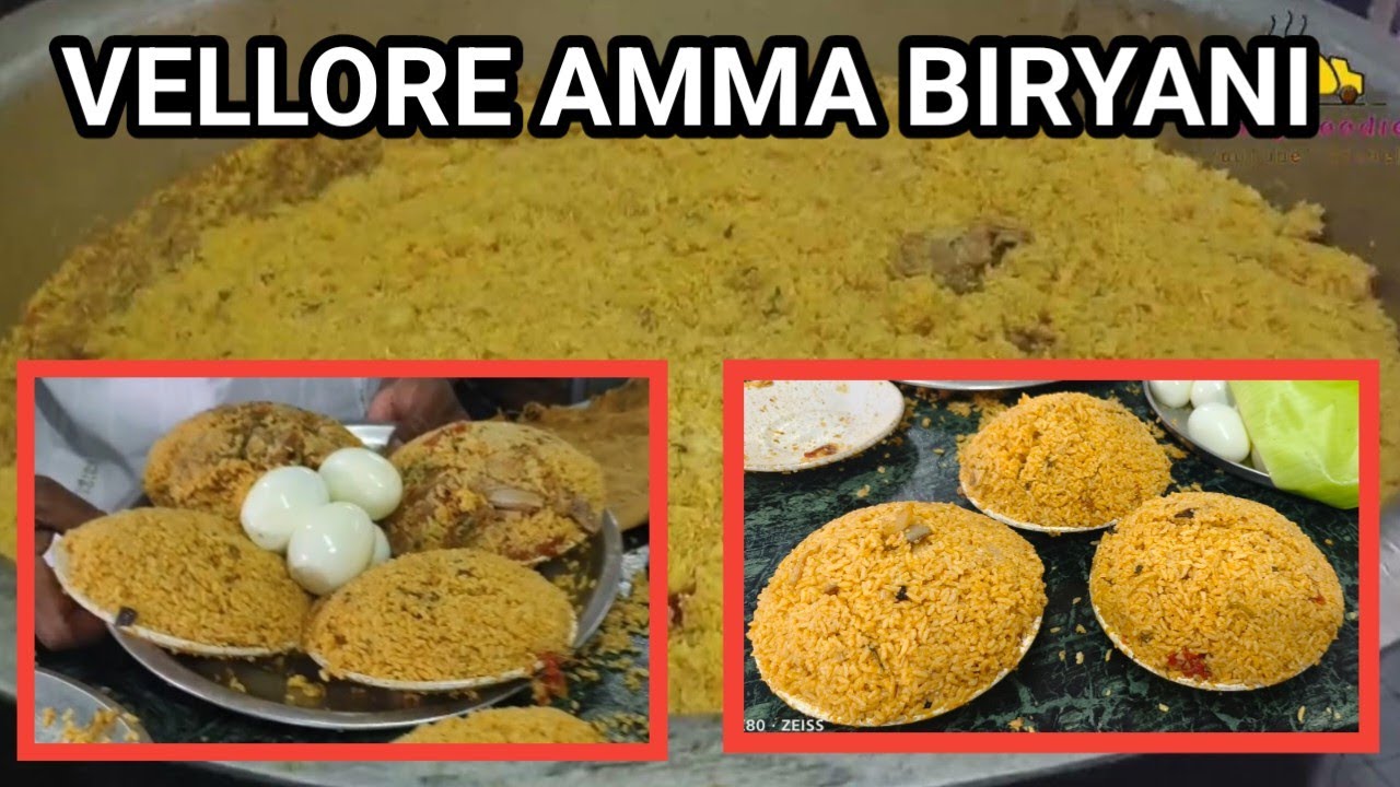 Vellore Famous Biryani | Amma Biryani | Heavy Crowd | Mutton Biryani ...