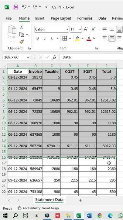 How to delete blank rows in excel | excel hack | excel formulas | excel shortcuts #excel - YouTube