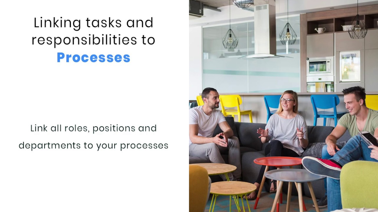 Linking tasks and responsibilities to processes - YouTube