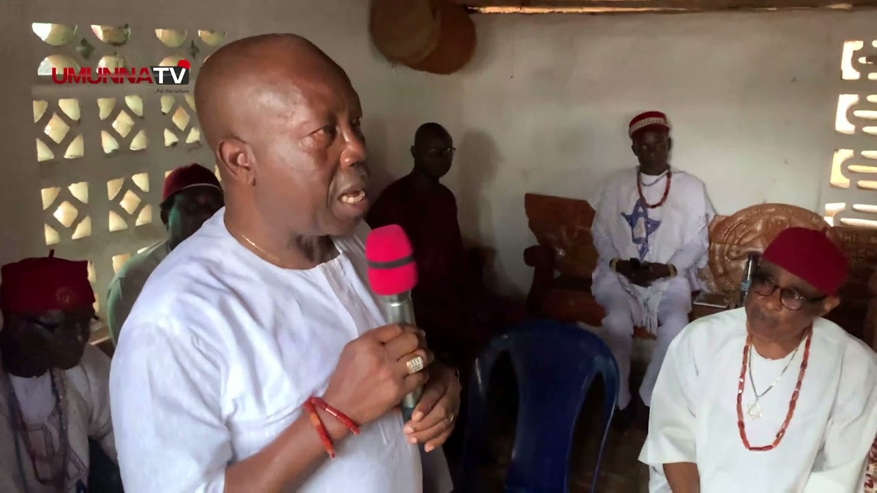 Chief Joe Martins Uzodike Brings Message From Peter Obi To Eze Dr. Chukwuemeka Eri At Obu Gad ...