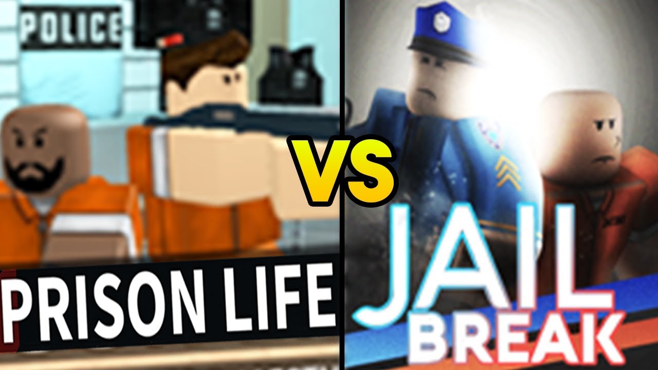 "ROBLOX JAIL BREAK VS PRISON LIFE" (Roblox JailBreak, Roblox PrisonLife ...