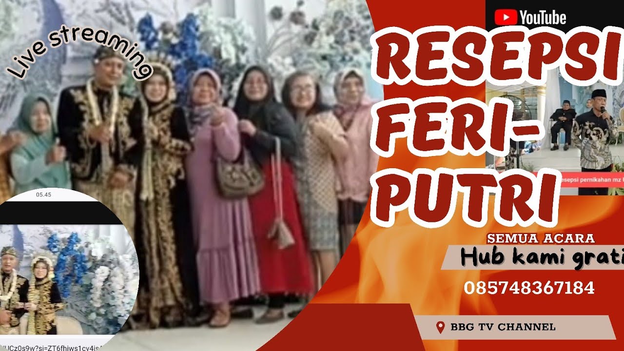 Part : 1 Resepsi pernikahan mz Feri dan Putri Nurjanah - YouTube