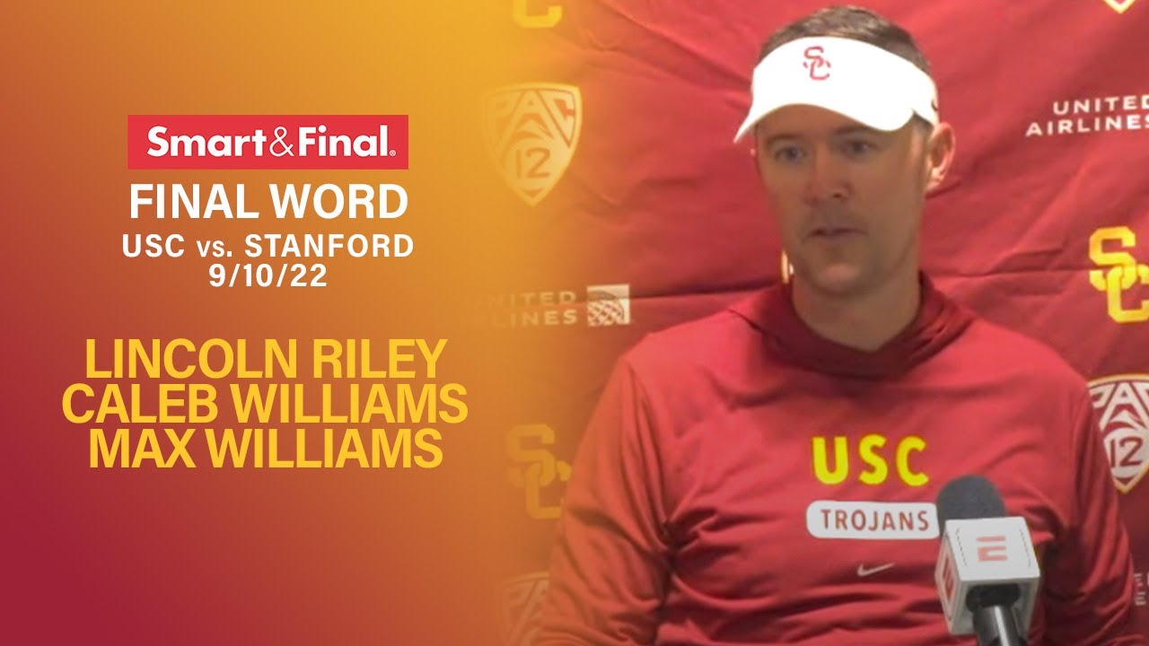 Postgame Press Conference: USC vs. Stanford - YouTube