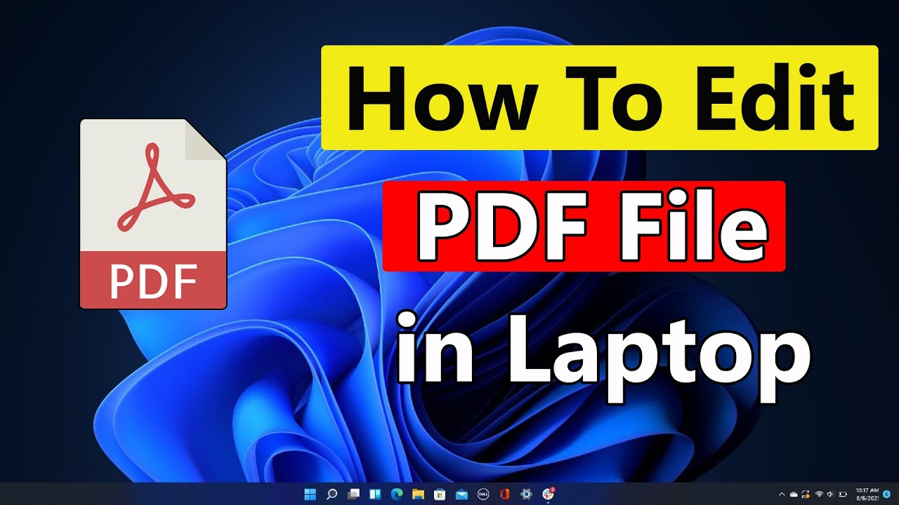 How to Edit Pdf File in Laptop (2025) | Free Pdf Editor - YouTube