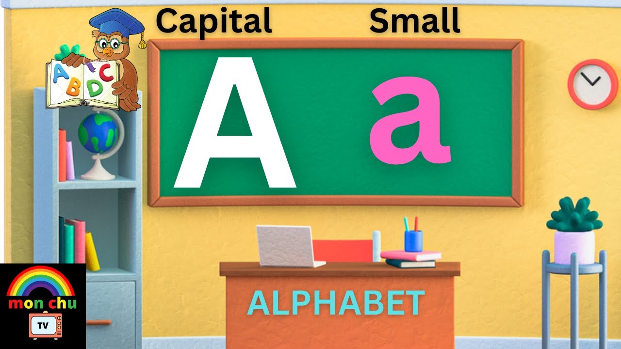 Capital and Small Letters | Capital and Small letters for Kids | Aa Bb ...