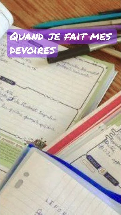 Quand je fait mes devoirs - YouTube
