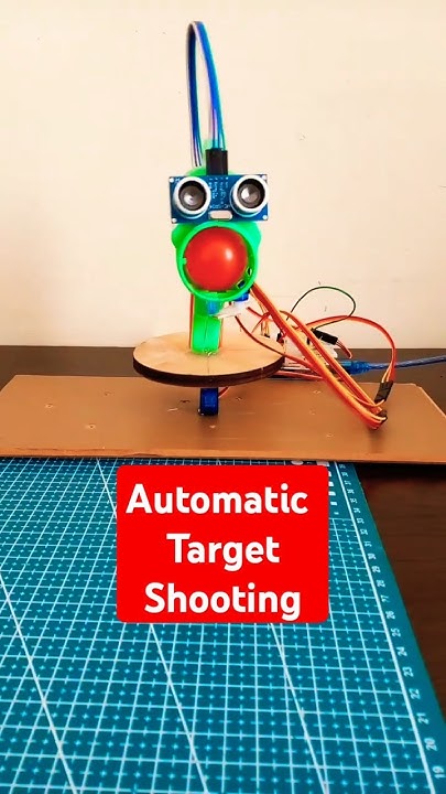 Arduino Automatic Target-Hitting Radar System! 🎯🚀#homemade - YouTube