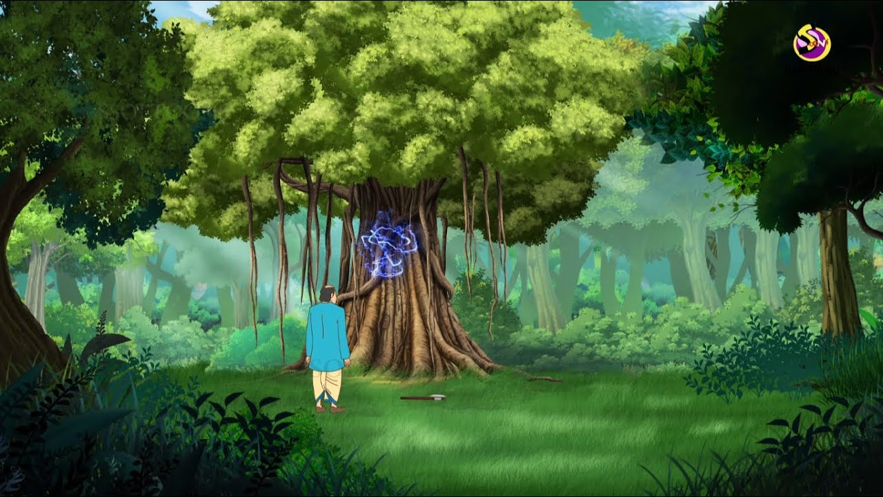 জাদুর গাছ | magic tree | Bangla Cartoon | Bengali Fairy Tales | Magical ...