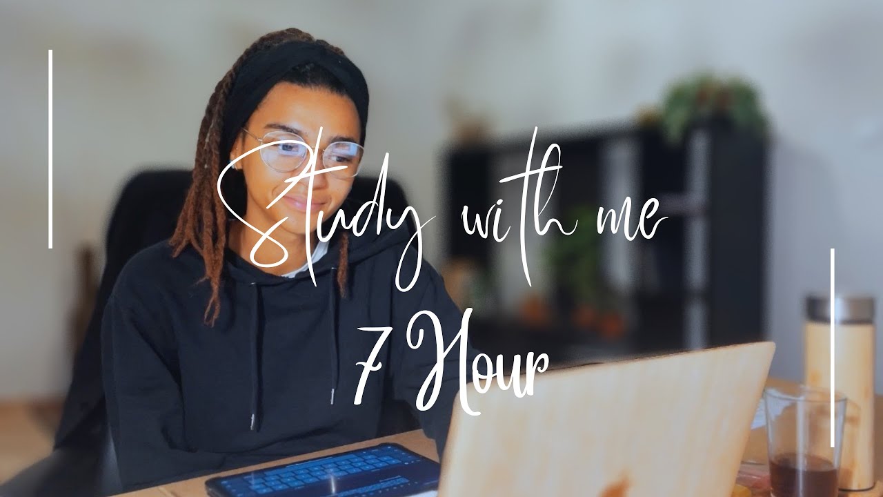 Study with me live!| 7 hour| Promodoro method| Background noises- no ...
