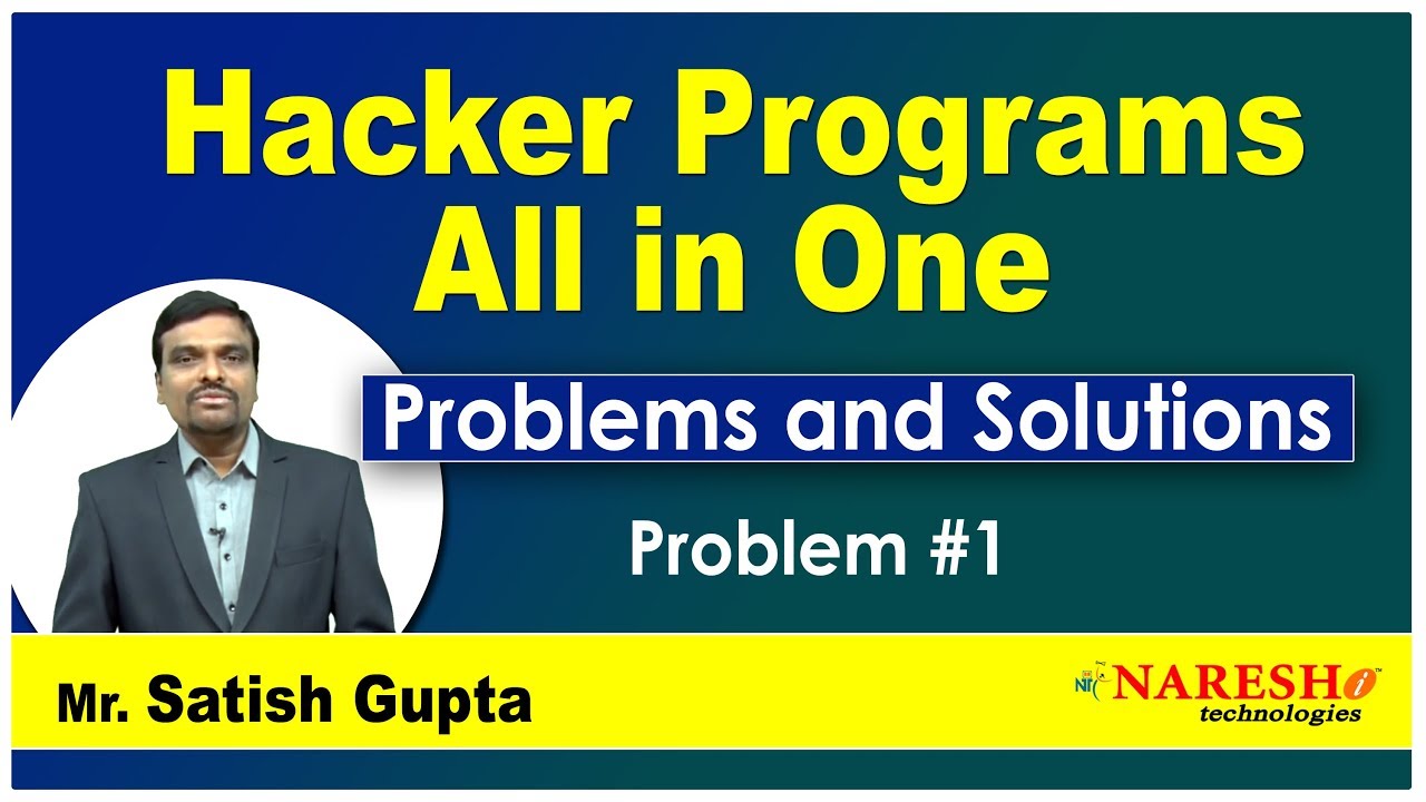 Hacker Programs All In One Python Programming Problems 1 Problems And Solutions Mrsatish