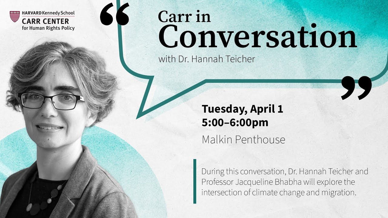 Carr in Conversation with Hannah Teicher - YouTube