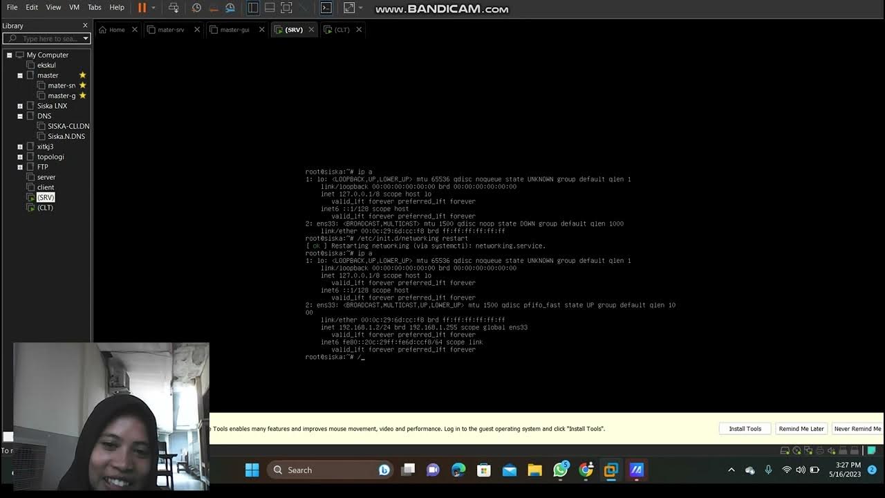 tutorial membuat dhcp server - YouTube