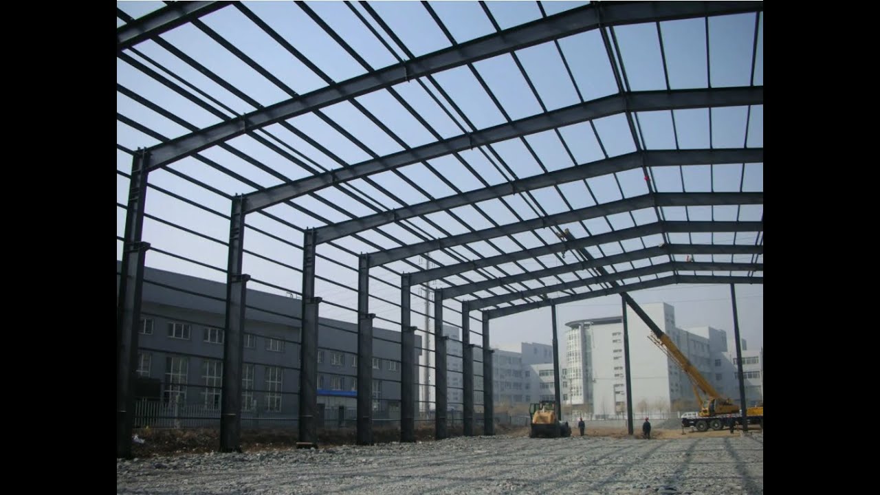 Many steel structure building project installation videos - YouTube