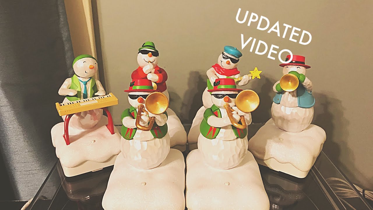 Hallmark 2010-11 Wireless Snowman Band (UPDATED VID) - YouTube