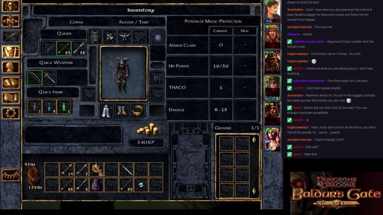 Let's Stream Baldur's Gate EE part 17- The Return to Candlekeep - YouTube