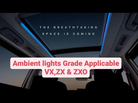 How to Switch on Ambient Lights in New Innova Hycross| Model Applicable: VX, ZX & ZXO | Innova ...