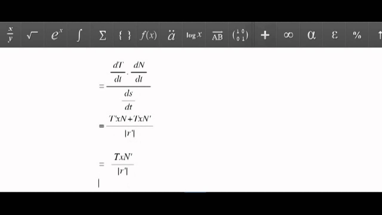 Fórmulas de Frenet-Serret (Parte 1) - Cálculo Vectorial - YouTube