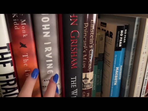 ASMR Tapping and Scratching Around Home Library (Book Sounds)(Lofi) - YouTube