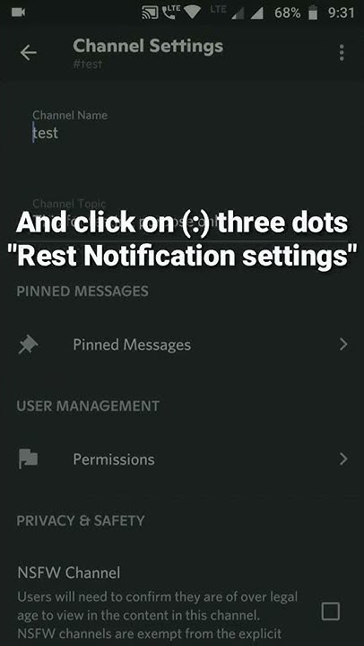 How to Reset Notifications settings of text channel in Discord #roduz #discord - YouTube